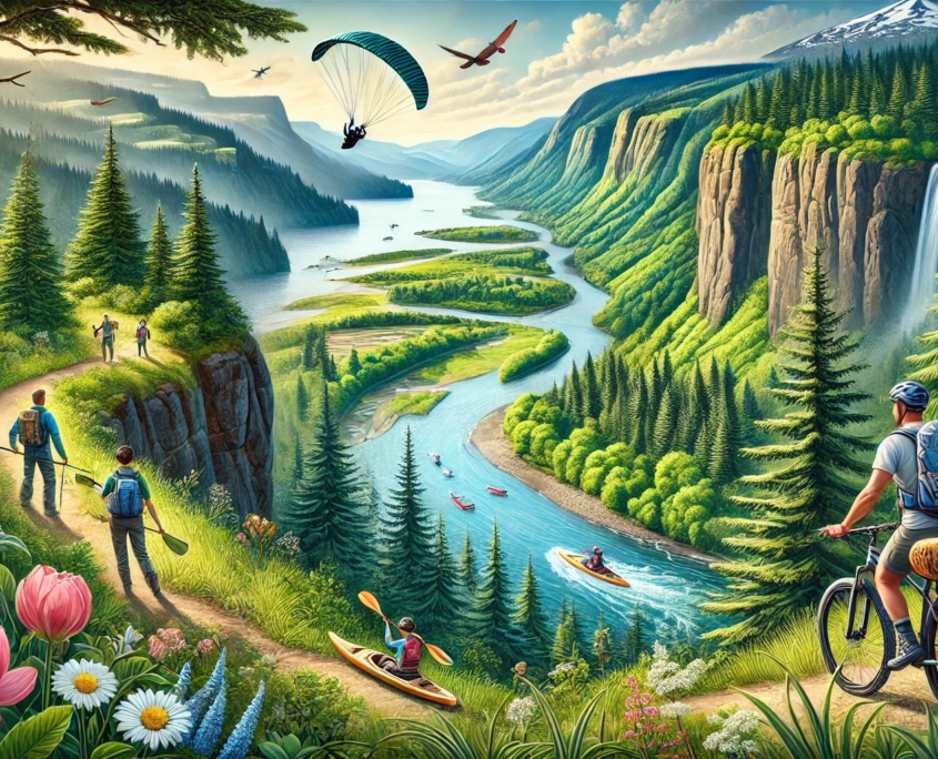 White Salmon WA - Washington State - Columbia River Gorge